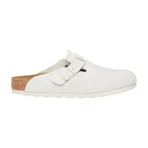 BIRKENSTOCK Boston Bs Modern Suede Antique White Suede Leather Off-white