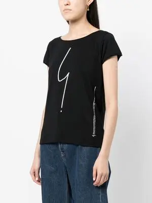 AGNES B. Logo-print T-shirt
