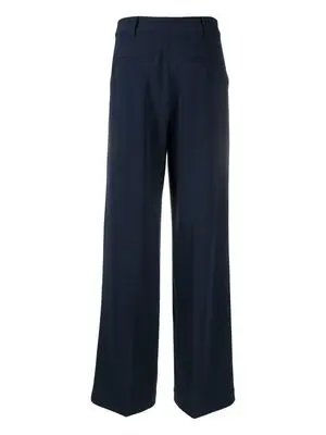 Michael Kors Wide-leg Tailored Trousers - Blue