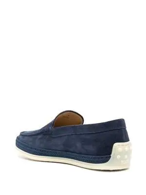 TOD'S Leather Loafers - Blue