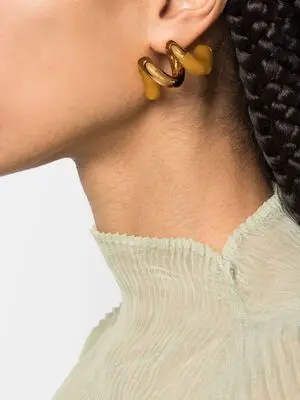 Sunnei Small Rubberized Earrings