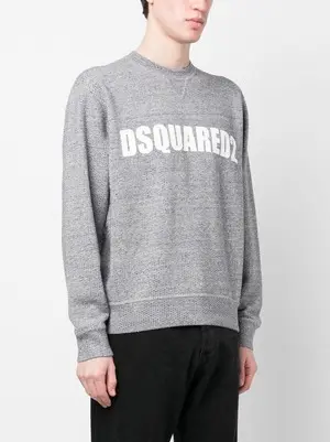 Dsquared2 Crystal-embellished Logo-print Sweatshirt
