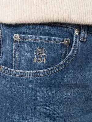 Brunello Cucinelli Straight-leg Jeans - Blue