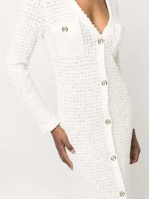 TWINSET Bouclé V-neck Cardigan Dress