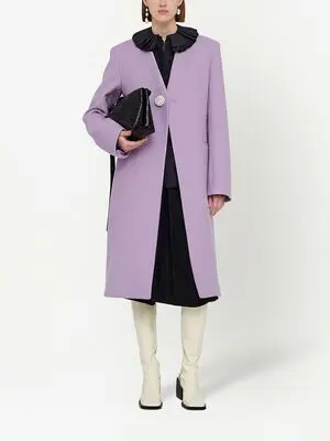 JIL SANDER Ruffled Long-sleeve Blouse