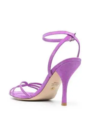 STUART WEITZMAN Nudist 100mm Sandals - Purple