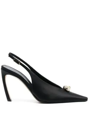 LANVIN Pointed-toe Slingback Pumps