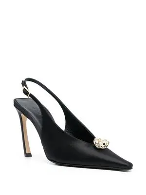 LANVIN Pointed-toe Slingback Pumps