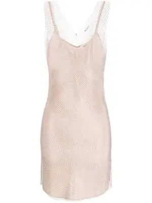 BLUGIRL Mesh Trim Mini Dress