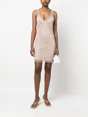 BLUGIRL Mesh Trim Mini Dress