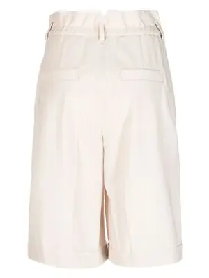 Lorena Antoniazzi Pleat-detail Knee-length Shorts