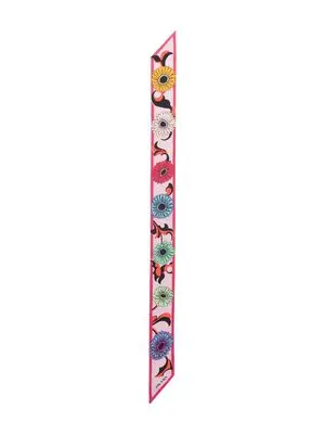 Prada Floral-print Twill Scarf