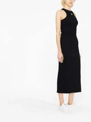 MARINE SERRE Crescent Moon Racerback Dress