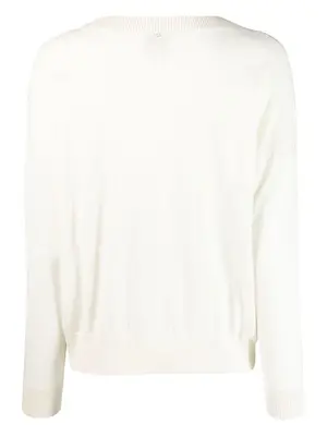 Lorena Antoniazzi Star-appliqué Jumper - White