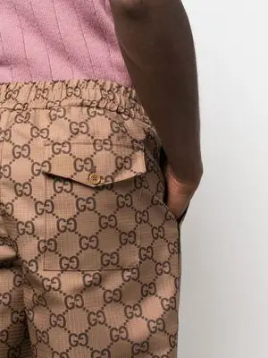 Gucci Gg Ripstop Cropped Trousers