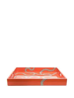 Jonathan Adler Eden Snake-print Tray