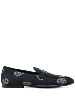Dolce & Gabbana Logo-jacquard Loafers