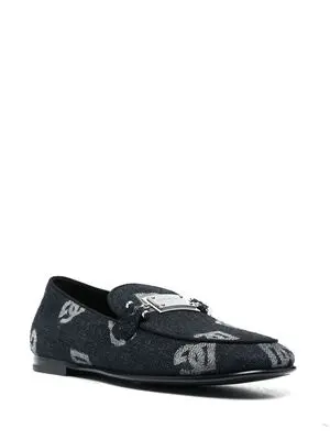 Dolce & Gabbana Logo-jacquard Loafers
