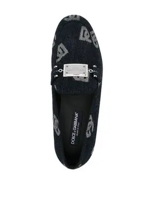Dolce & Gabbana Logo-jacquard Loafers