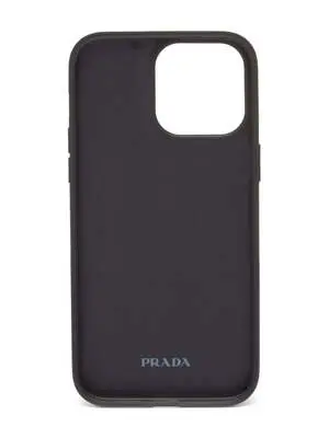Prada Leather Iphone 14 Pro Max Case - Pink | Editorialist