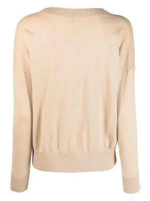 Lorena Antoniazzi Star-appliqué Jumper - Brown