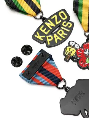 Kenzo Military Medal Logo Pins