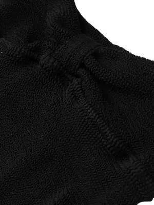 REINA OLGA Crinkle-effect One-piece Swimsuit