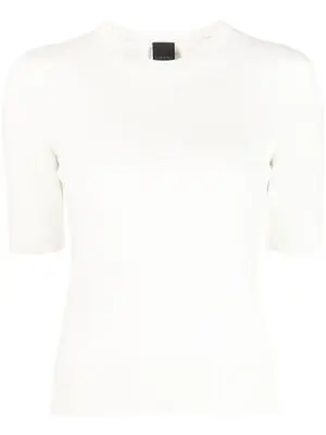 Lorena Antoniazzi Short-sleeve Knit Top - White