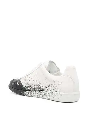 MAISON MARGIELA Replica Paint-splatter Low-top Sneakers