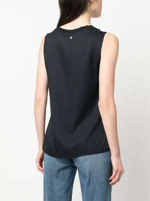 Lorena Antoniazzi Cotton-blend Tank Top - Blue