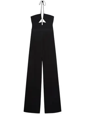Simkhai Gala Plissé-detail Jumpsuit - Black
