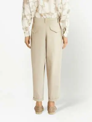 Etro Straight-leg Cropped Trousers