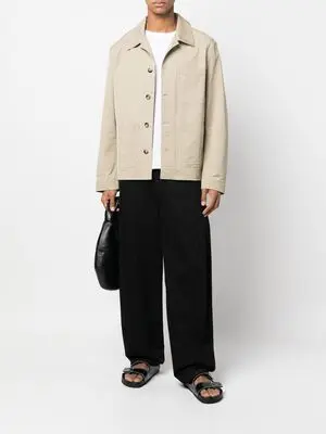 Nanushka Button-down Shirt Jacket