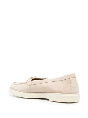 Santoni Tassel-detail Suede Loafers