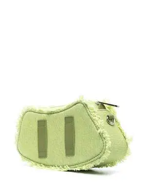 Gcds Comma Curved Shoulder Bag - Green