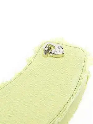 Gcds Comma Curved Shoulder Bag - Green