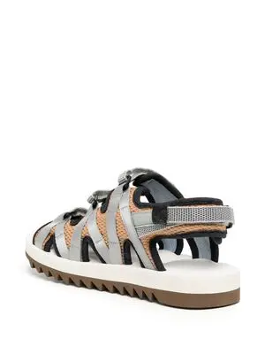 Suicoke Zip-ab Cut-out Sandals - White