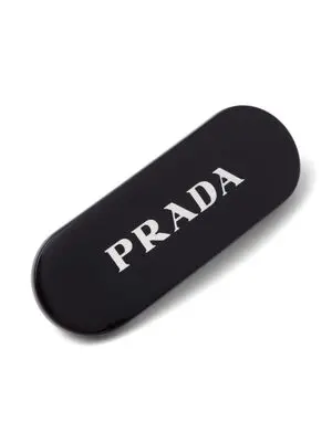 Prada Logo Hair Clip