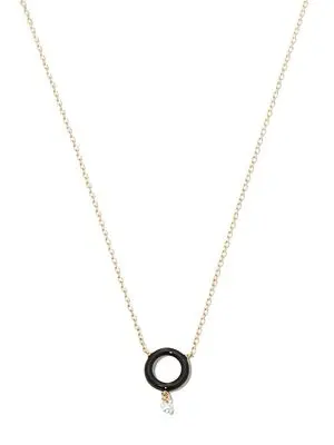 PERSEE 18kt Yellow Diamond Pendant Necklace - Gold