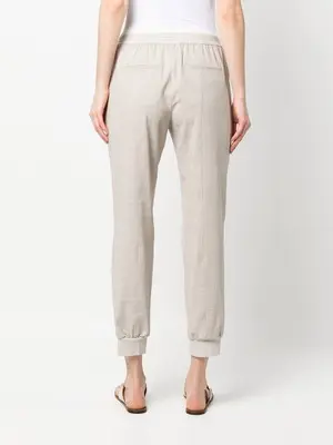 Lorena Antoniazzi Virgin Wool-blend Track Pants