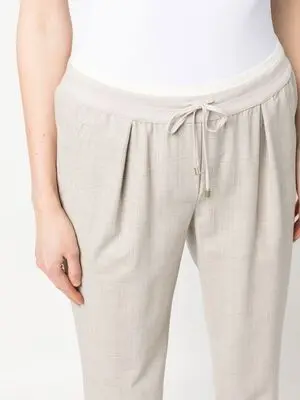 Lorena Antoniazzi Virgin Wool-blend Track Pants