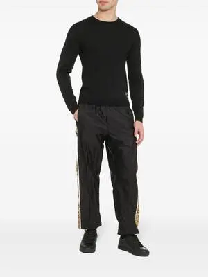 Gucci Horsebit-intarsia Wool Sweater - Black
