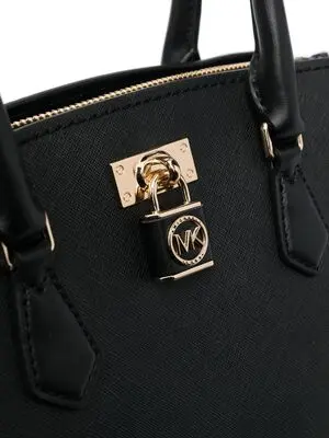 Michael Kors Padlock Detail Tote - Black