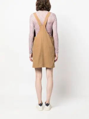 A.p.c. Square-neck Dungaree Dress