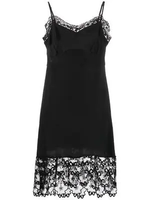Simone Rocha Sleeveless Lace-hem Dress