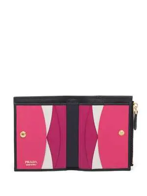 Prada Small Saffiano Leather Wallet - Black