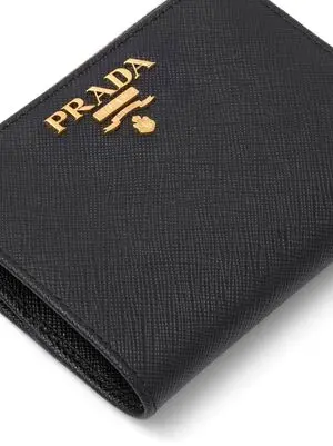 Prada Small Saffiano Leather Wallet - Black