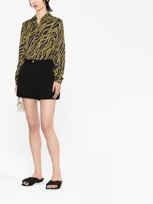 Michael Kors Graphic-print Long-sleeve Shirt