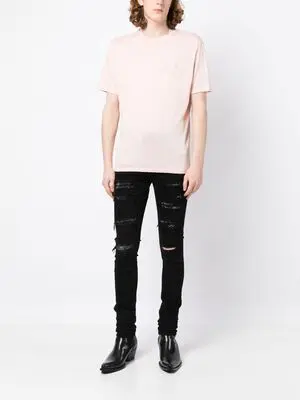 Amiri 22 Logo-print T-shirt - Pink