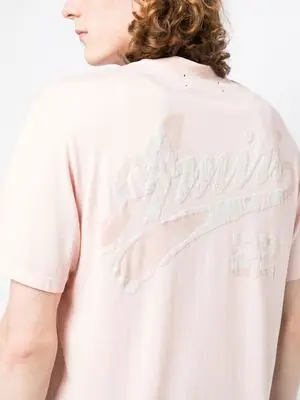 Amiri 22 Logo-print T-shirt - Pink